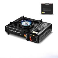China Factory Outdoor Gas Cooktops Camping Kitchen Household Butane Stove Burner Portable Stainless Steel Camping Gas Stove for sale