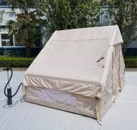 China 4-5 Person Inflatable Glamping Tent with Pump Easy Setup Waterproof Outdoor Camp Air Tent for sale