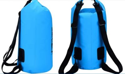 China 15Lt  Travel Lightweight Camping Cooler Bag 500D PVC Tarpaulin Waterproof Dry Bag Backpack for sale