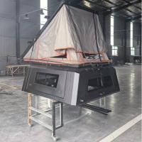 China Outdoor Camping Integrated Rooftop Tent with Rear Cover, Fully Automatic Quick-Open Folding Car Tent for Self-Driving Tours & Camping for sale