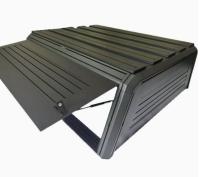 China Aluminum Alloy 4x4 Waterproof Steel Hard Top Canopy Pickup Truck Topper Camper Side Steps for sale