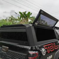 China Aluminum Alloy 4x4 Road Pickup Truck Hard Top Canopy Folding Locking Waterproof Heavy Duty for sale