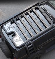 China Aluminum Alloy Flat Luggage Carrier Car Roof Rack Platforms Hilux Dmax Dadao Navara Tacoma Tundra Black for sale