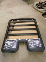 China Aluminum Alloy Flat Luggage Carrier Car Roof Rack Platforms Hilux Dmax Dadao Navara Tacoma Tundra Black for sale