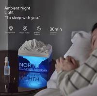 China Sunmatte Lifestyle Gifts Ice Glacier Night Lamp Aromatherapy Essential Oil Bluetooth Speaker for sale