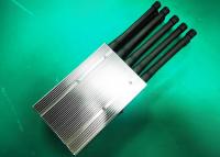 China Up To 20m Cell Phone Signal Jammer In Aluminum Alloy AC 110 - 240V for sale