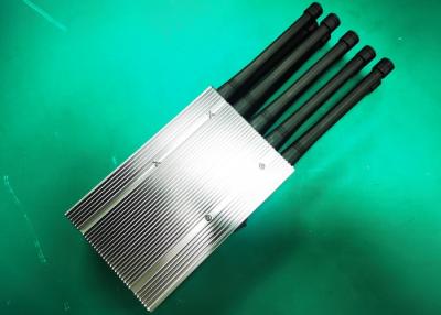 China Up To 20m Cell Phone Signal Jammer In Aluminum Alloy AC 110 - 240V for sale
