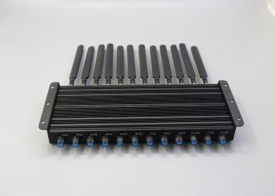 China Aluminum Alloy Mobile Network Interferer 10 - 100m Jamming Range 5%-80% Humidity for sale