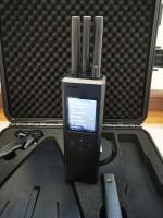 China Black Drone Signal Detector Alarm Mode LED Indication Beep Sound Alarm 5% To 80% RH Humidity for sale