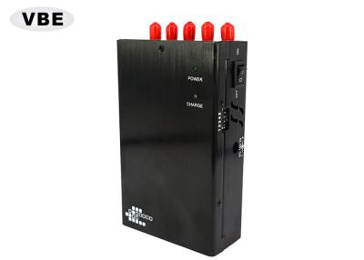 China Compact Design Handheld Signal Jammer With 2000mAh Internal Battery No Harm To Human Body for sale