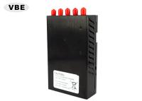 China 5 Bands 2.5W 27dBm Portable Phone Signal Blocker , Handheld Signale Jammer For GSM , UMTS , DCS for sale