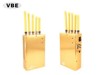 China 2.5W 27dBm Mobile Phone Signal Blocker With Built - In Rechargeable Lithium Battery for sale