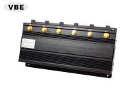 China 6 Bands Cellular Wifi Jamming Device , RF Signal Jammer Power Adjustable for sale