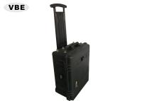 China Black Shell Portable Signal Jammer Hand Pull Box Structure 1000W Power Consumption for sale