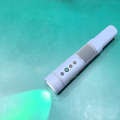 China Easy Operation New GPS Signal Jammer Flashlight Grey Color with 900MHz Drone Control Jamming Strong Lighting for sale