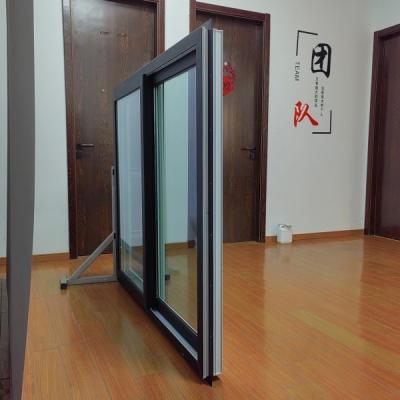 China PVC Sliding Windows with Double Glazed Tempered Glass and Reinforced Steel Frame - Custom Sizes Available for sale