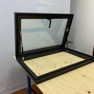 China Custom Aluminum Skylight with Double Tempered Glass and EPDM Seal - 5-Year Warranty, CE Certified for sale