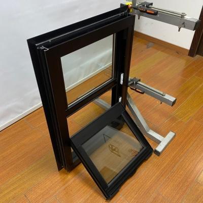 China Weather Resistant Aluminium Double Hung Windows with Multi-Point Locking System - Custom Sizes & Colors Available for sale