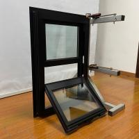 China OEM Residential Aluminium Hung Windows with Double Glazed Glass - Custom Sizes & Excellent Sound Insulation for sale
