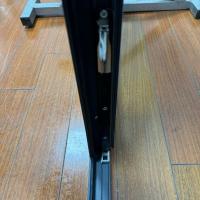 China Custom Aluminum Hinged Doors with 2.0mm Profile and 5mm+12A+5mm Double Tempered Glass - Waterproof & Soundproof for sale