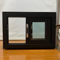 China Energy Saving Windproof Double Tempered Glaze Aluminum Sliding Bathroom Window with 5-Year Warranty for sale
