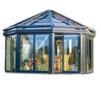 China Aluminum Glass Sun Room with 3.0mm Profile - Custom Built Natural Light Room in Black/White for sale