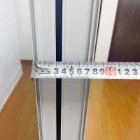 China Commercial Aluminium Sliding Glass Partition Doors with Double Tempered Glass - 2000 SQM Monthly Capacity for sale