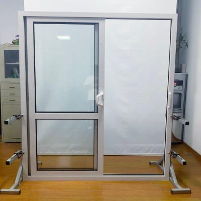 China CE Certified Aluminum Sliding Glass Doors with Double Tempered Glass and Multi-Point Locking System - Custom Sizes Available for sale