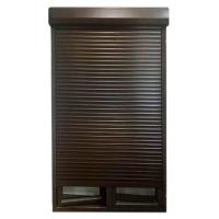 China 1.2mm Aluminum Rolling Shutter Door with 55-100mm Rail Widths and 3-Year Warranty for Commercial Security for sale