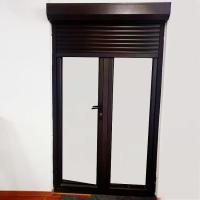 China 0.8mm-1.4mm Aluminum Roller Shutter Door with 55mm-100mm Rail Width and Dooya Motor - 110V/220V for sale
