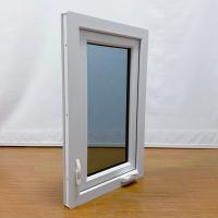 China American Style PVC Casement Windows with Double Glazing and Lockable Crank Control - Hurricane Resistant Design for sale