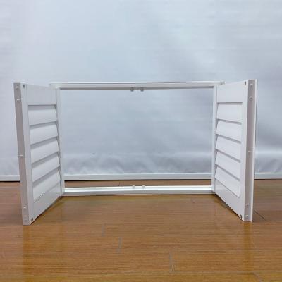China Customizable PVC Casement Windows with Electric Shutters - N-30 Model, CE Certified, Weather Resistant for sale