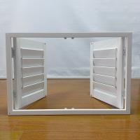 China Customizable PVC Casement Windows with Electric Shutters - N-30 Model, CE Certified, Weather Resistant for sale