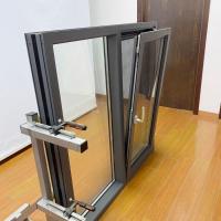 China Aluminum Tilt and Turn Window with Double Tempered Glass and Fiberglass Flyscreen - 30 Day Delivery, CE Certified for sale