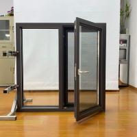China Aluminum Tilt and Turn Window with Double Tempered Glass and Fiberglass Flyscreen - 30 Day Delivery, CE Certified for sale