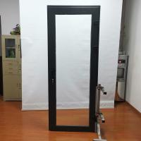China PVC Hinged Door with 3-5mm Double Tempered Glass - Stainless Steel Hardware for Bathroom & Kitchen for sale