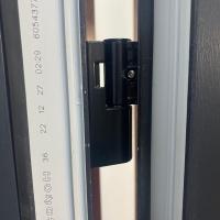 China PVC Hinged Door with 3-5mm Double Tempered Glass - Stainless Steel Hardware for Bathroom & Kitchen for sale