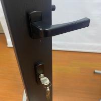 China PVC Hinged Door with 3-5mm Double Tempered Glass - Stainless Steel Hardware for Bathroom & Kitchen for sale