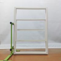 China Traditional White PVC Double Hung Window - Single Glazed Vertical Sliding Design with Low Maintenance Frame for sale