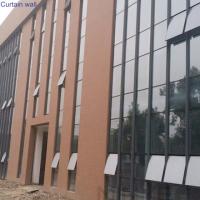 China SQ-MQ120 Aluminum Curtain Wall System 50-200mm with High Sound Insulation and Laser Cutting for sale