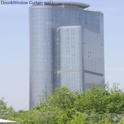 China SQ-MQ120 Aluminum Curtain Wall System 50-200mm with Laser Cutting & EPDM Sealing for Energy Efficient Glass Facades for sale
