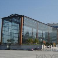 China 5mm+5mm Laminated Glass Aluminum Curtain Wall System with Laser-Cut Profiles SQ-MQ120 for Commercial Buildings for sale