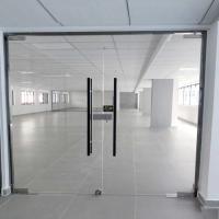 China Customizable Aluminum Pivot Doors SQ-DTH120 with Powder-Coated Finish and Secure Locking System for sale