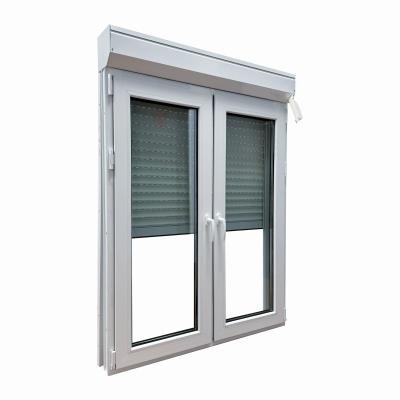 China Weather Proof PVC Casement Windows with EPDM Seal | Double Glass | Manual/Electric Roller Shutter | Custom Sizes for sale