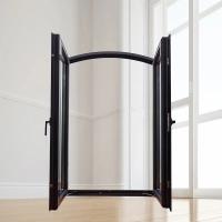 China 1.4mm Aluminum Glass Casement Windows with Multipoint Locking System - CE Certified, 5-Year Warranty for sale