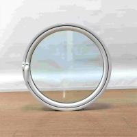 China Custom Aluminum Round Windows with 4mm 5mm 6mm Double Tempered Glass - Casement Style Windproof Design for sale