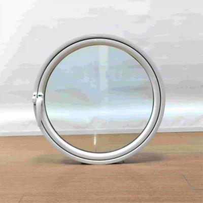 China Custom Aluminum Round Windows with 4mm 5mm 6mm Double Tempered Glass - Casement Style Windproof Design for sale