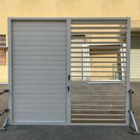 China Custom Aluminum Louver Window with 5mm Glass and Powder Coated Frame - CE Certified C-04 Model for sale