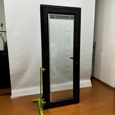 China Custom Aluminum Pivot Doors with Double Glazed Glass - 30-Day Delivery, CE Certified, Energy Efficient Casement Style for sale