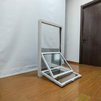 China Custom Size Aluminum Single Hung Windows with Single/Double Glazing - High Energy Efficiency & Multi-Point Locking System for sale
